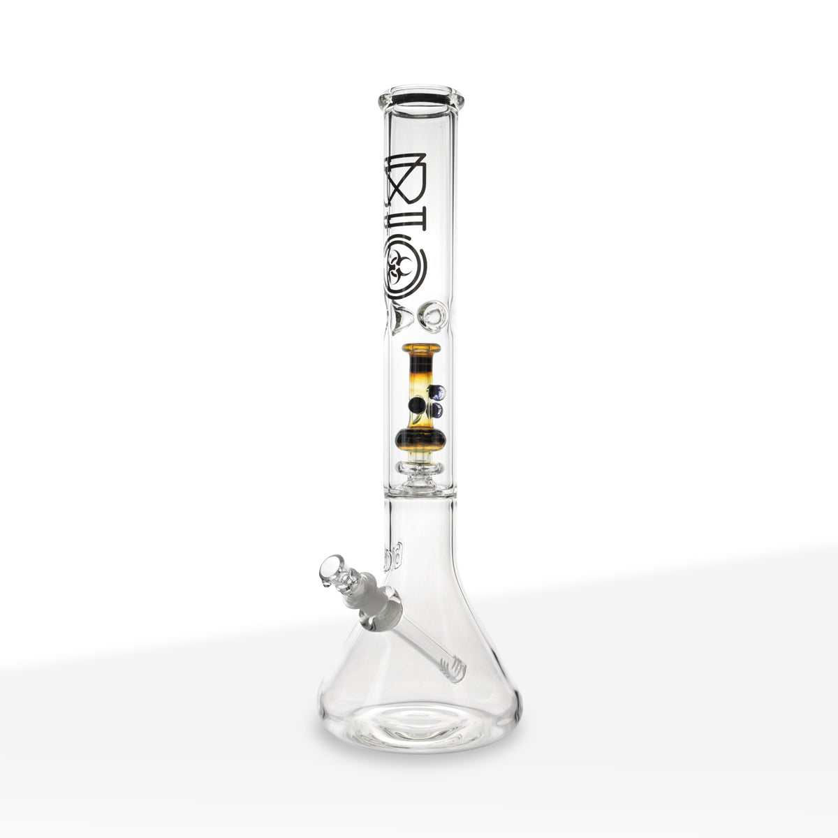 BIO Glass | Bong in a Bong Pipe Showerhead Percolator Water Pipe | 17"
