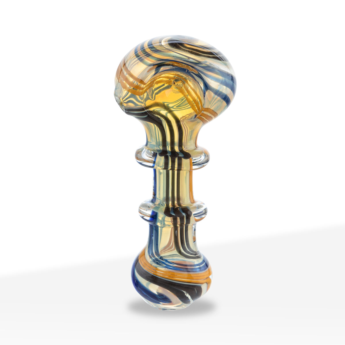 Hand Pipe | Rasta Ribbon | 3" - Glass - Assorted