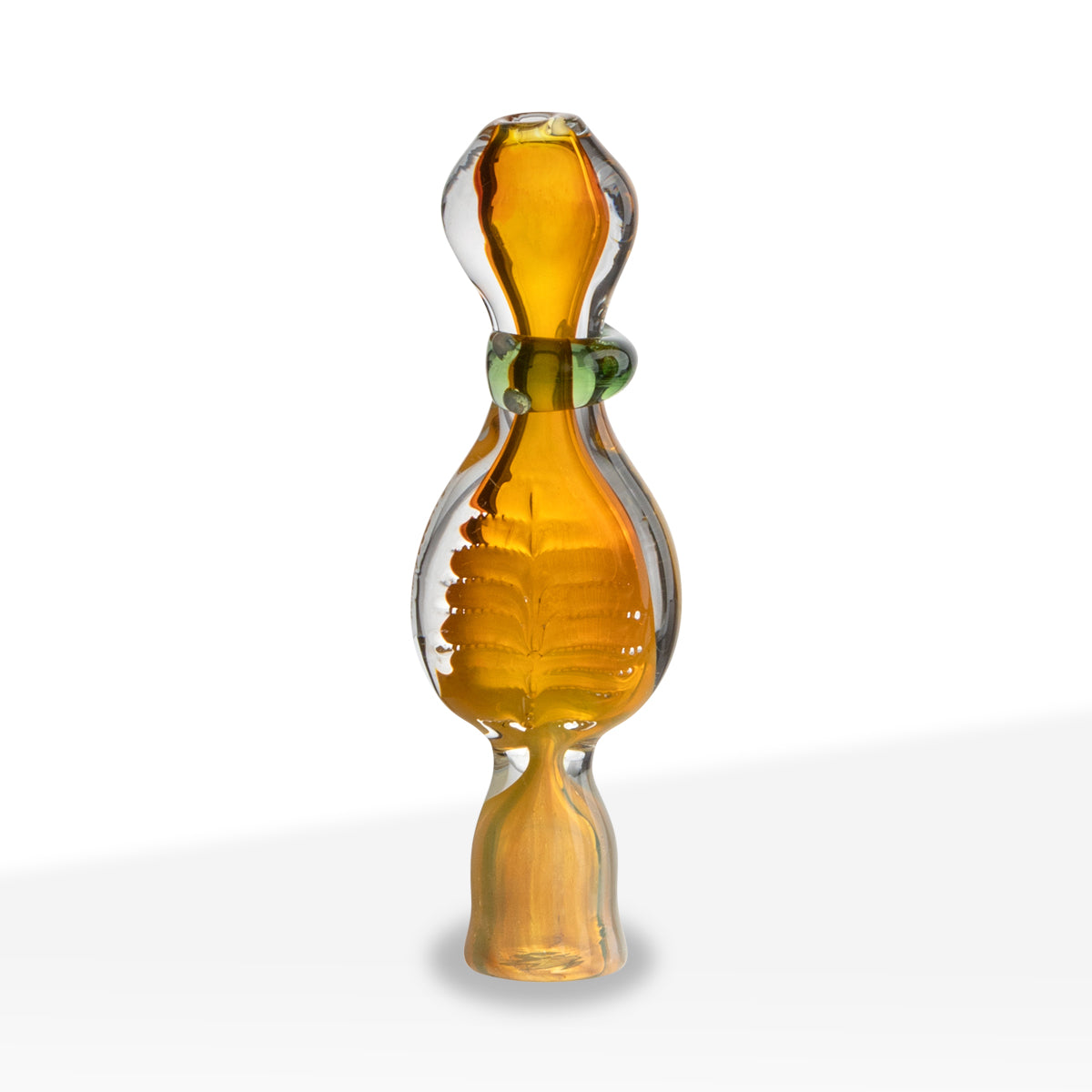 Chillum | Assorted Fumed Slug Design | 4" - Glass - Assorted