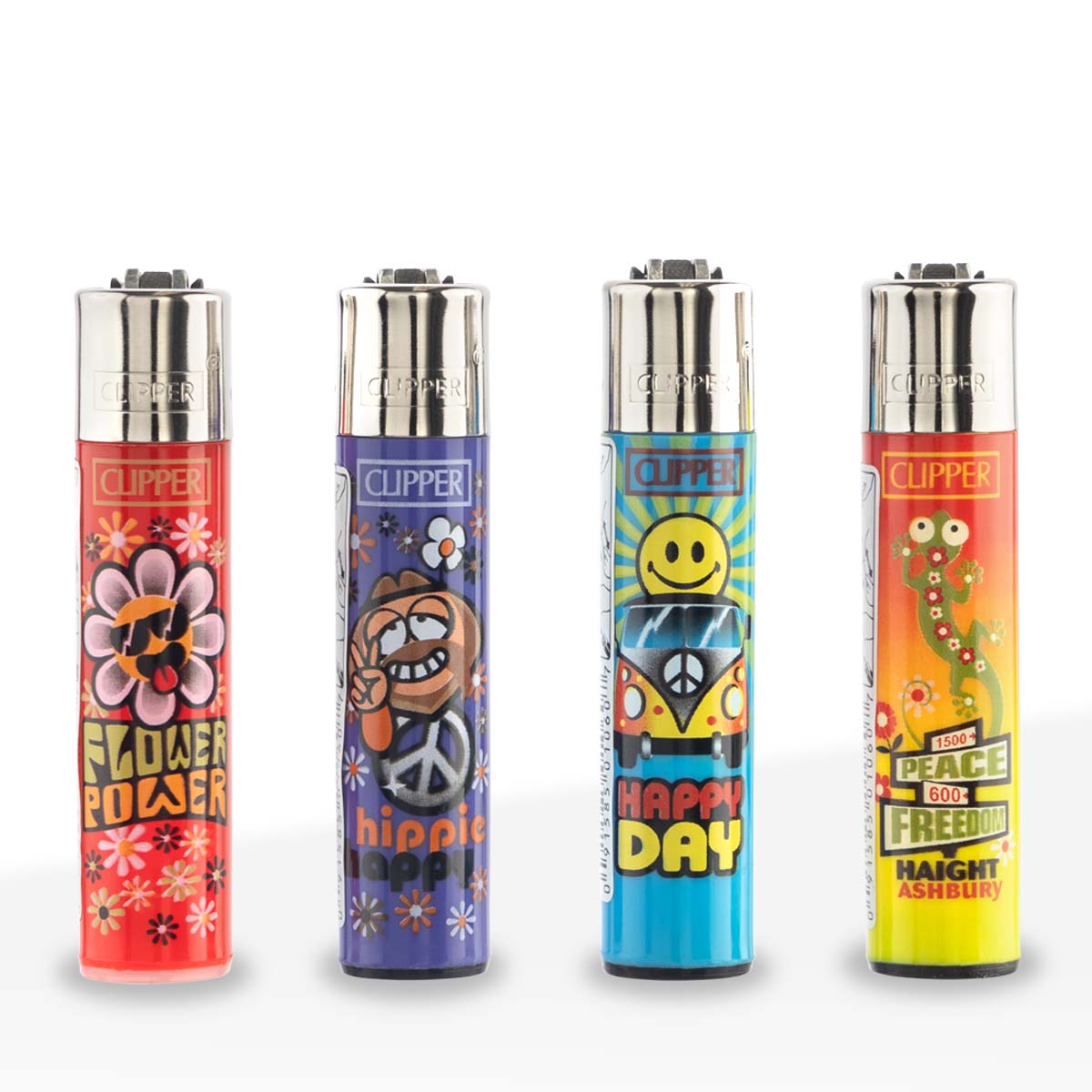 Clipper® | 'Retail Display' Hippie S2 Lighters | 48 Count