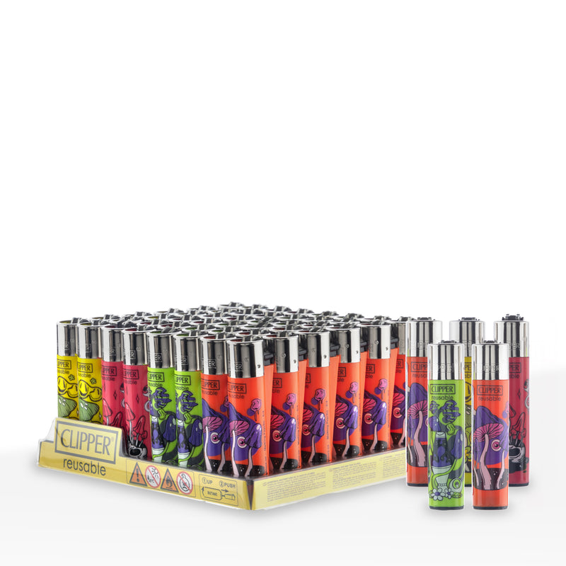 Clipper® | 'Retail Display' Lighters | 48 Count - Various Styles