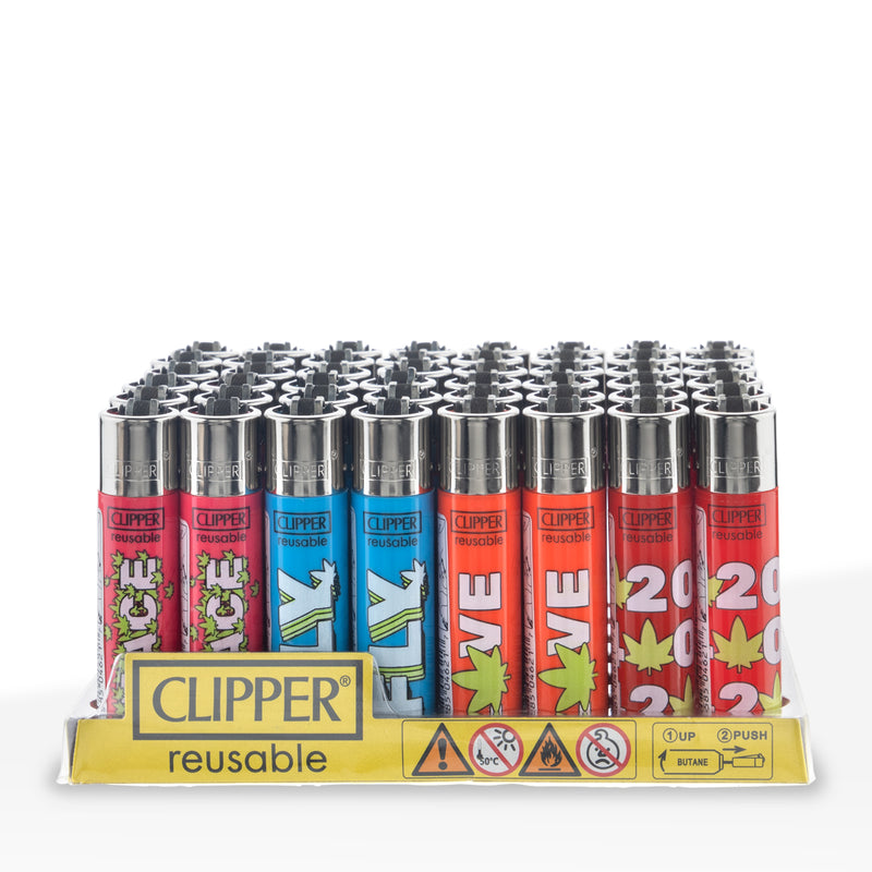 Clipper® | 'Retail Display' Lighters | 48 Count - Various Styles