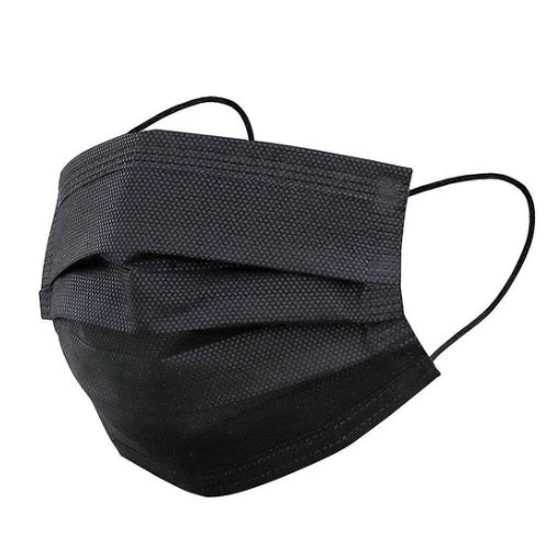 Mask | PPE Face Masks | 50 Count - Black