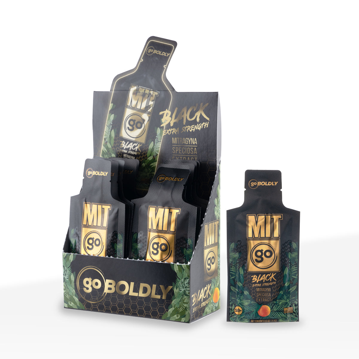 MIT45 Kratom | Black Go Gel | 150mg - 12 Count