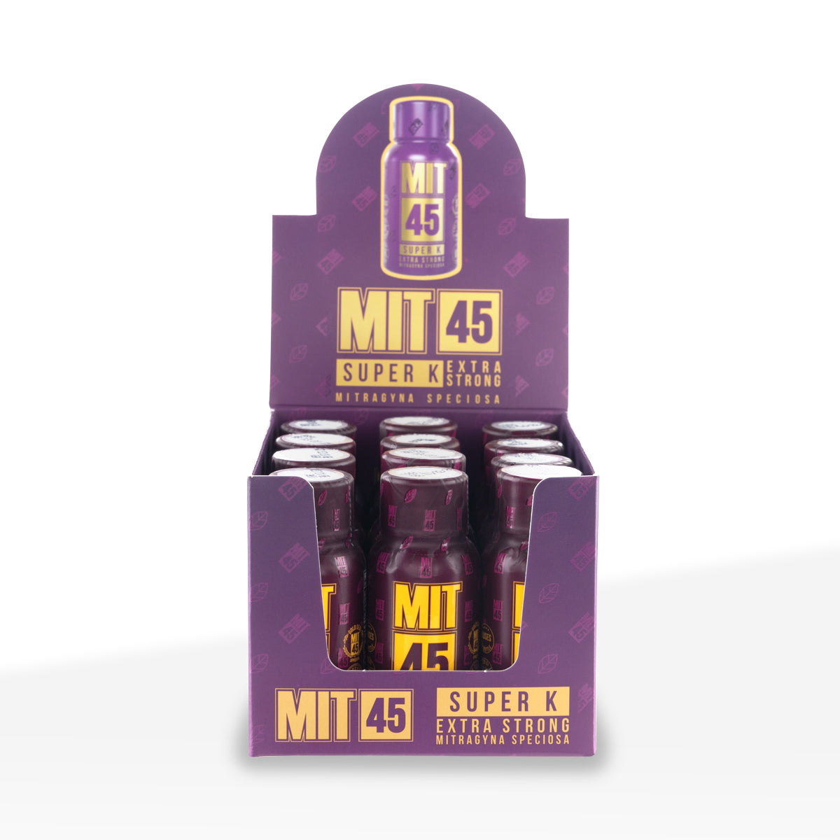 MIT45 Kratom | Purple Super K Extra Strong Liquid | 1,200mg - 1oz - 12