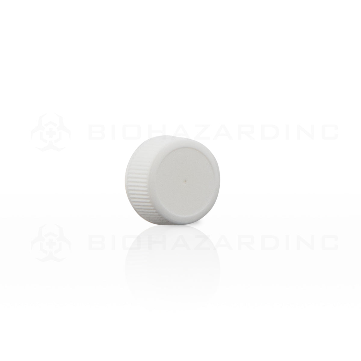 Plastic Cap | Ribbed Plastic Caps | 20mm - White - 240 Count
