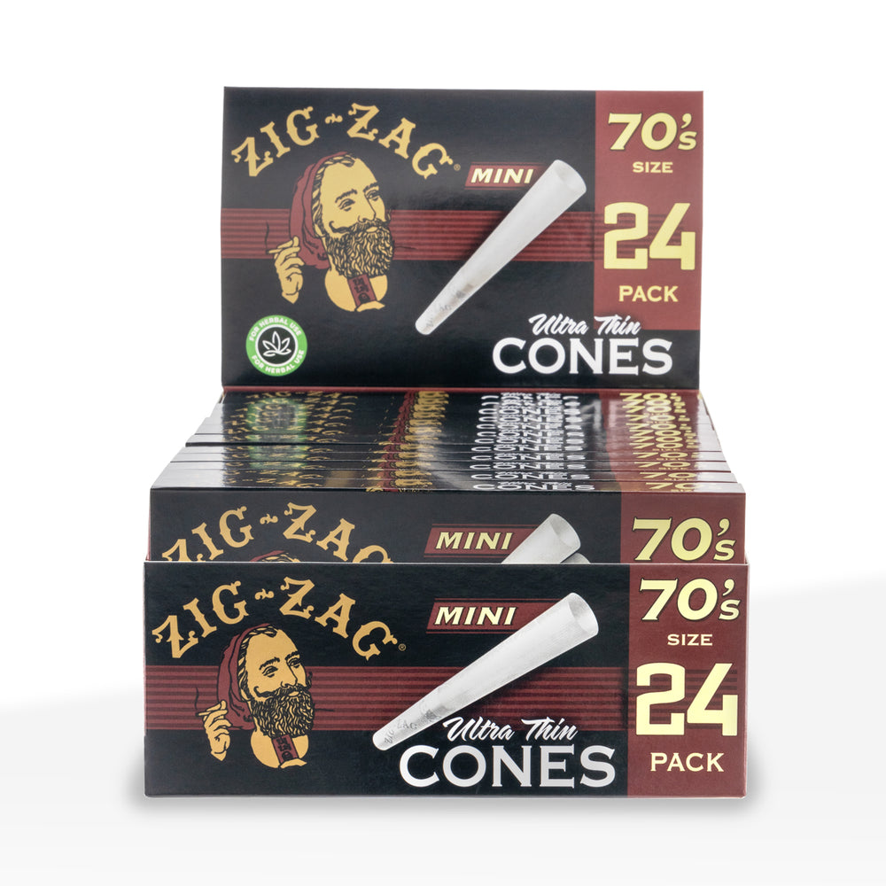 Zig-Zag® | Pre-Rolled Cones Mini's | 70mm - Various Styles - 12 Count