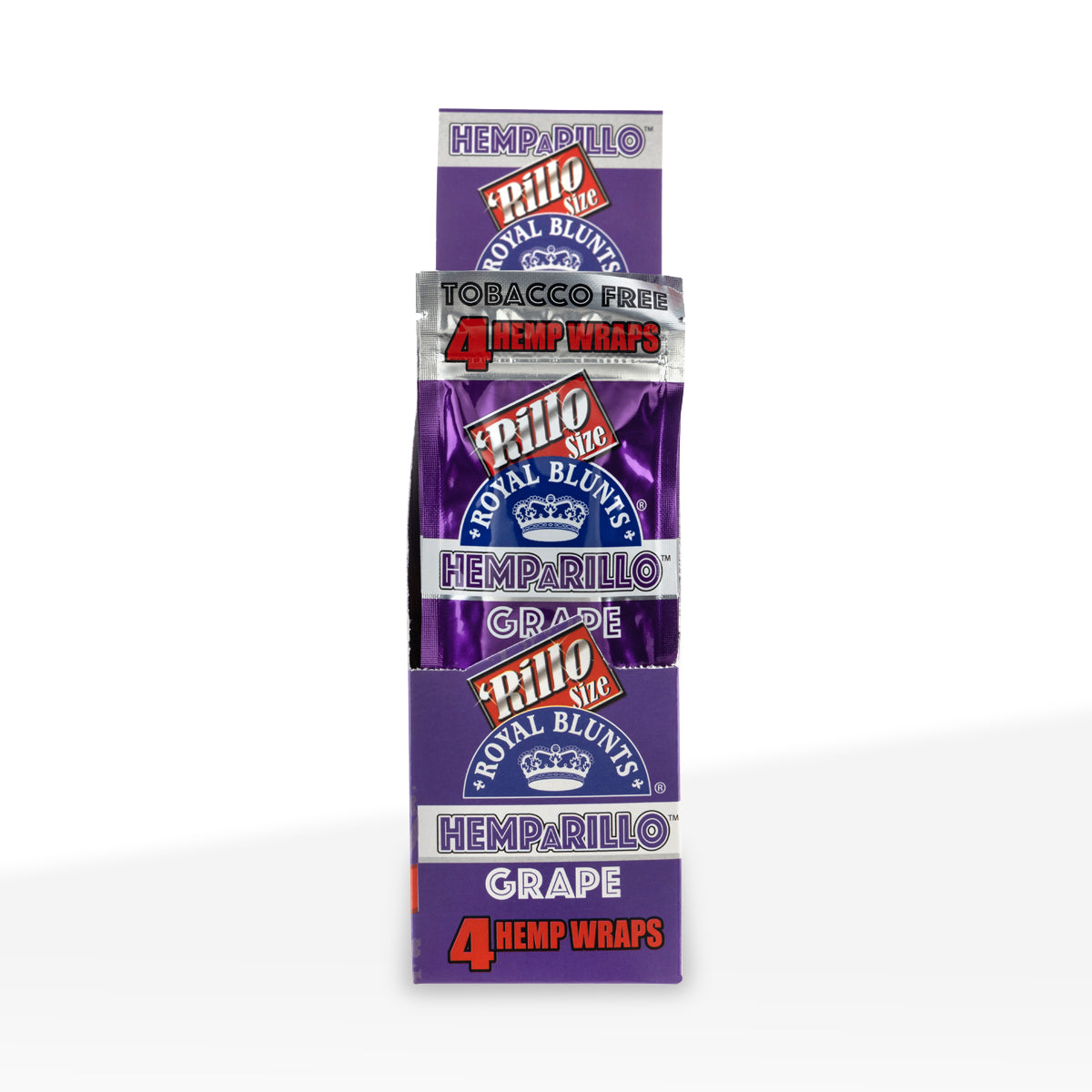 Royal Blunts | Non-Pre Priced Hemparillo™ Hemp Wraps | 4 Pack - Variou