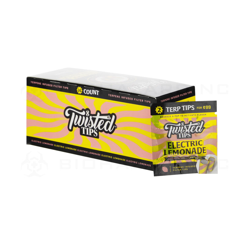 Twisted Tips | 'Retail Display' Terpene Infused 2 Packs | 24 Count