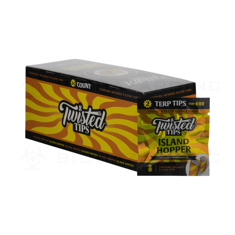 Twisted Tips | 'Retail Display' Terpene Infused 2 Packs | 24 Count