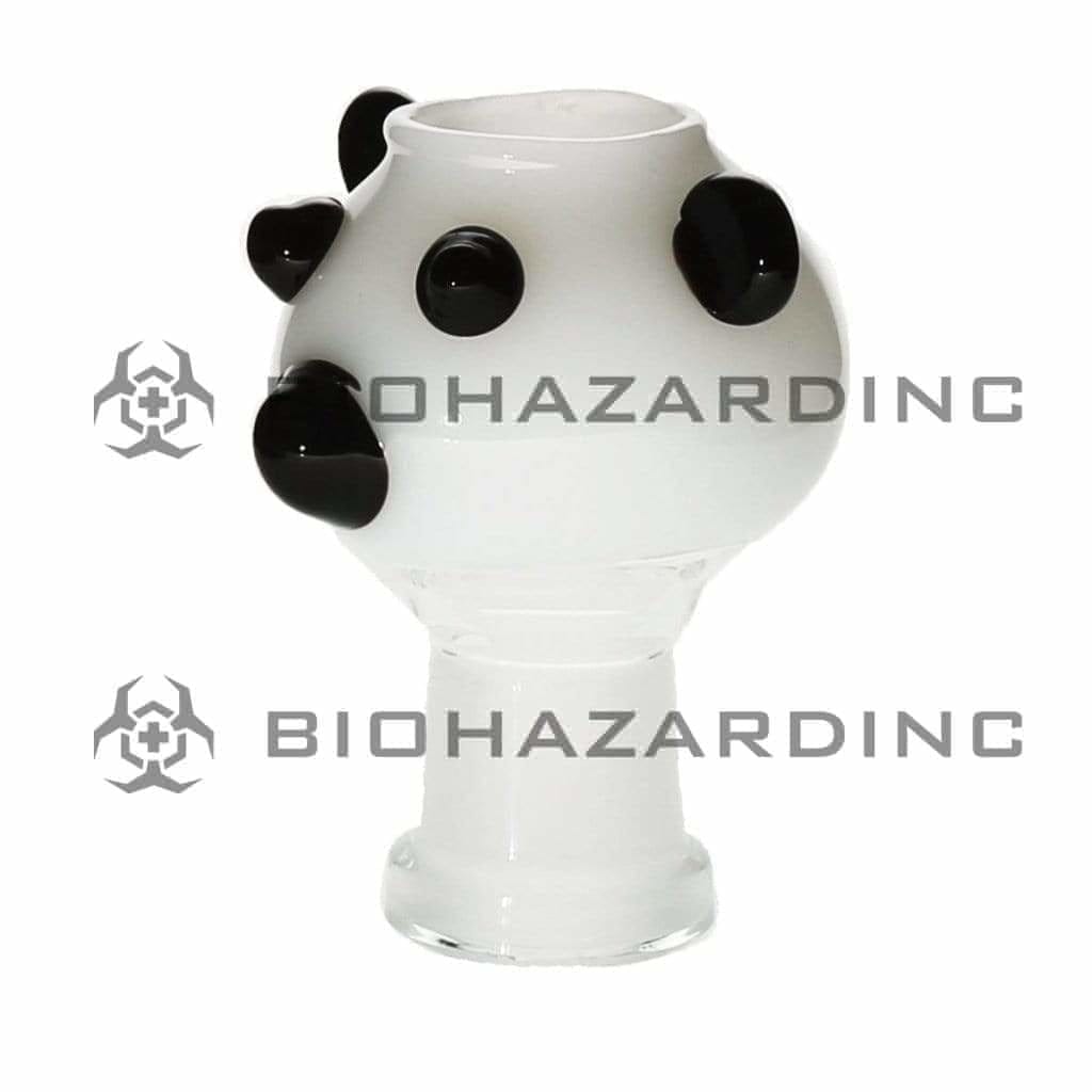 Novelty | Panda Concentrate Dome | 19mm - White & Black