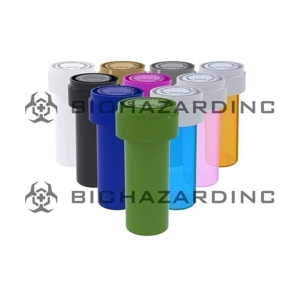 Opaque Assorted Colors Reversible Cap Vials | Biohazard Inc