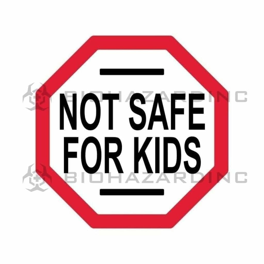 Massachusetts & Maine | "Not Safe For Kids" Compliance Labels